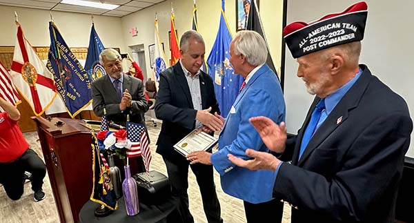 Men's Club Member Ed Brandt Receives Congressional Veteran Commendation ...